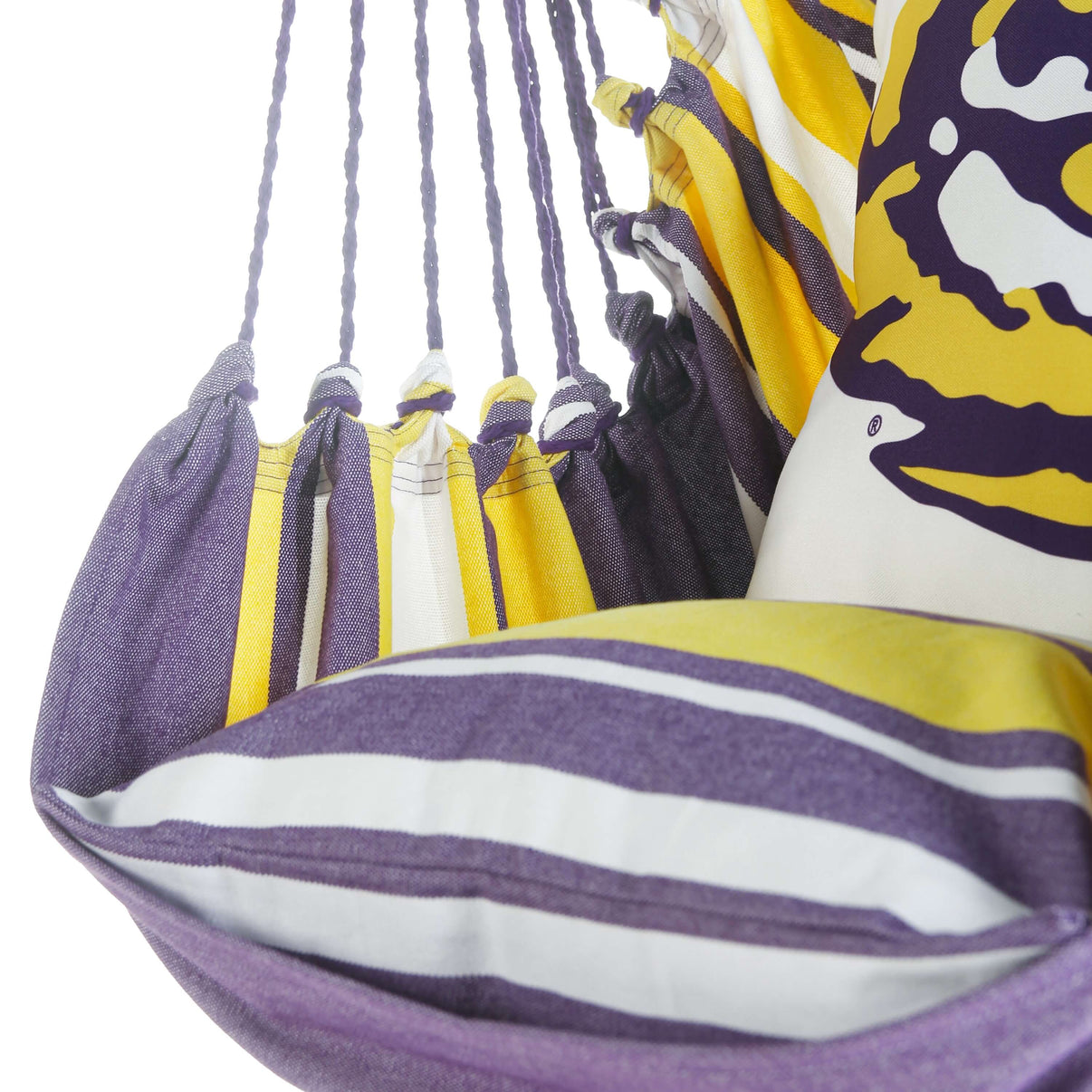 LSU Tigers Logo Hammock Chair Swing | LSU Outdoor Patio Furniture ...