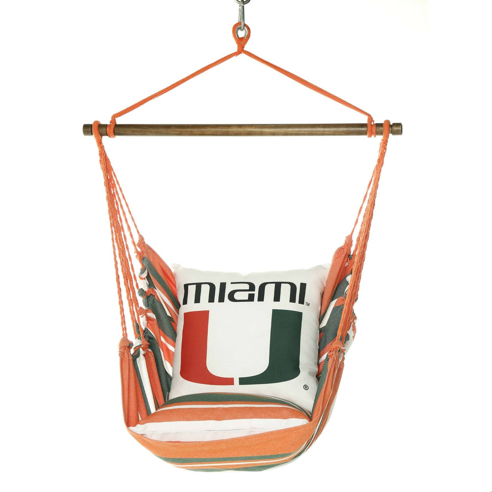University of Miami Hurricanes Chair Swing | MIAMI Hanging Chair ...