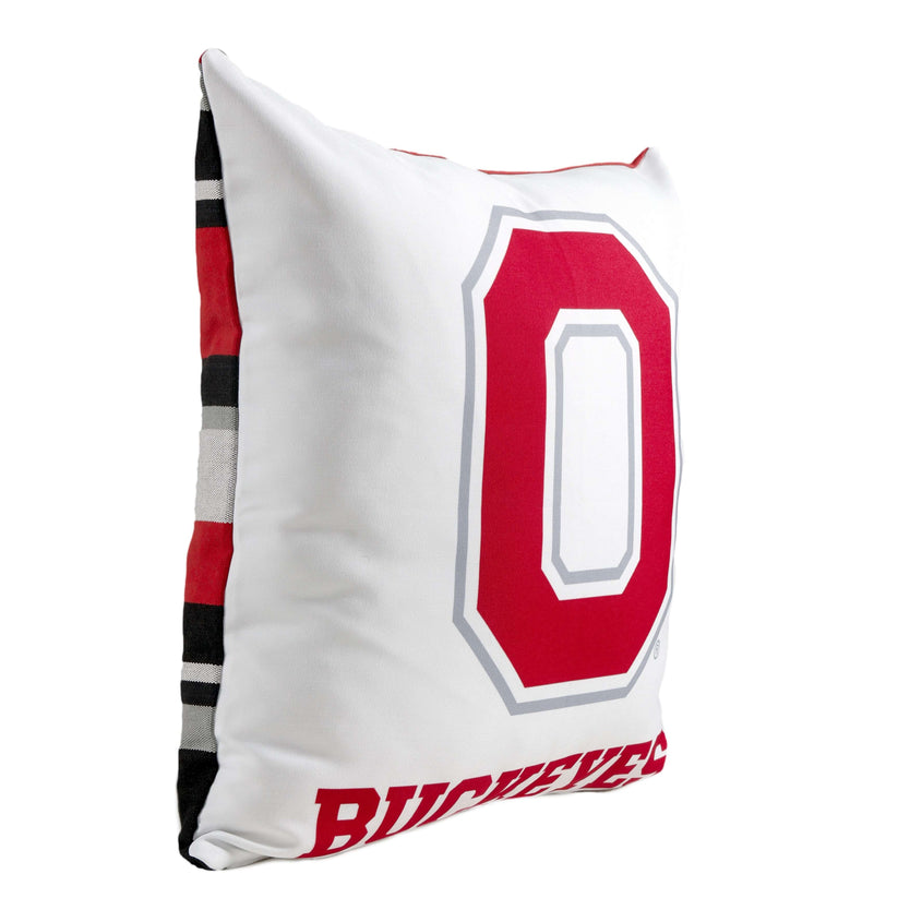Ohio State Buckeyes Block O Pillow | Licensed Buckeyes Throw Pillow ...