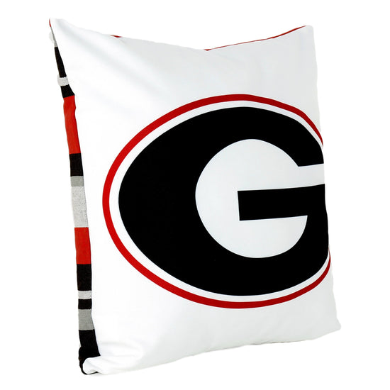 UGA Pillow | Licensed Georgia Bulldogs Logo Throw Pillow Sham – Campus ...