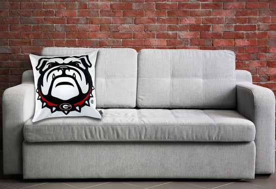 UGA BULLDOG Throw Pillow | Tailgate University of GEORGIA Dawg Pillow ...