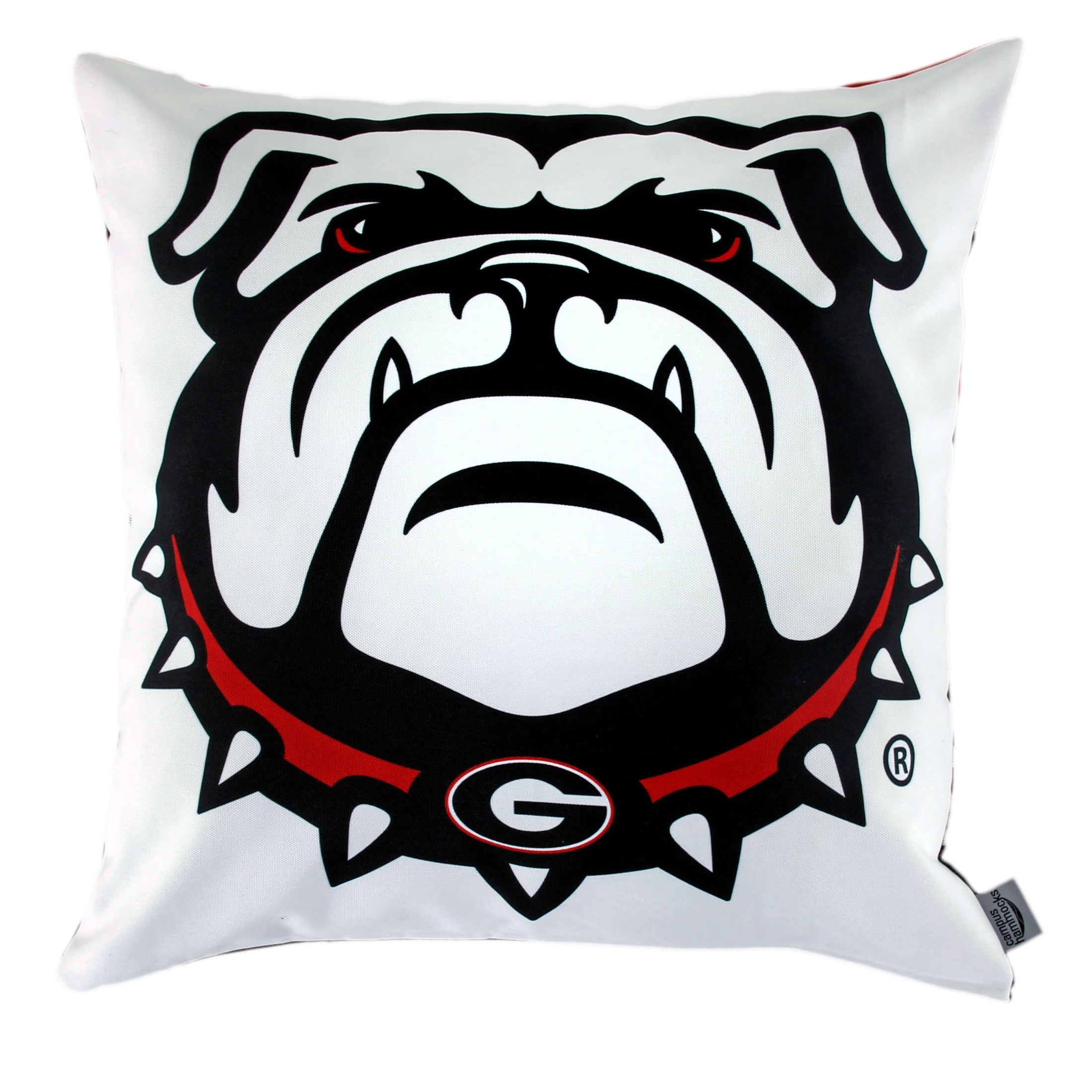 UGA BULLDOG Throw Pillow | Tailgate University of GEORGIA Dawg Pillow ...