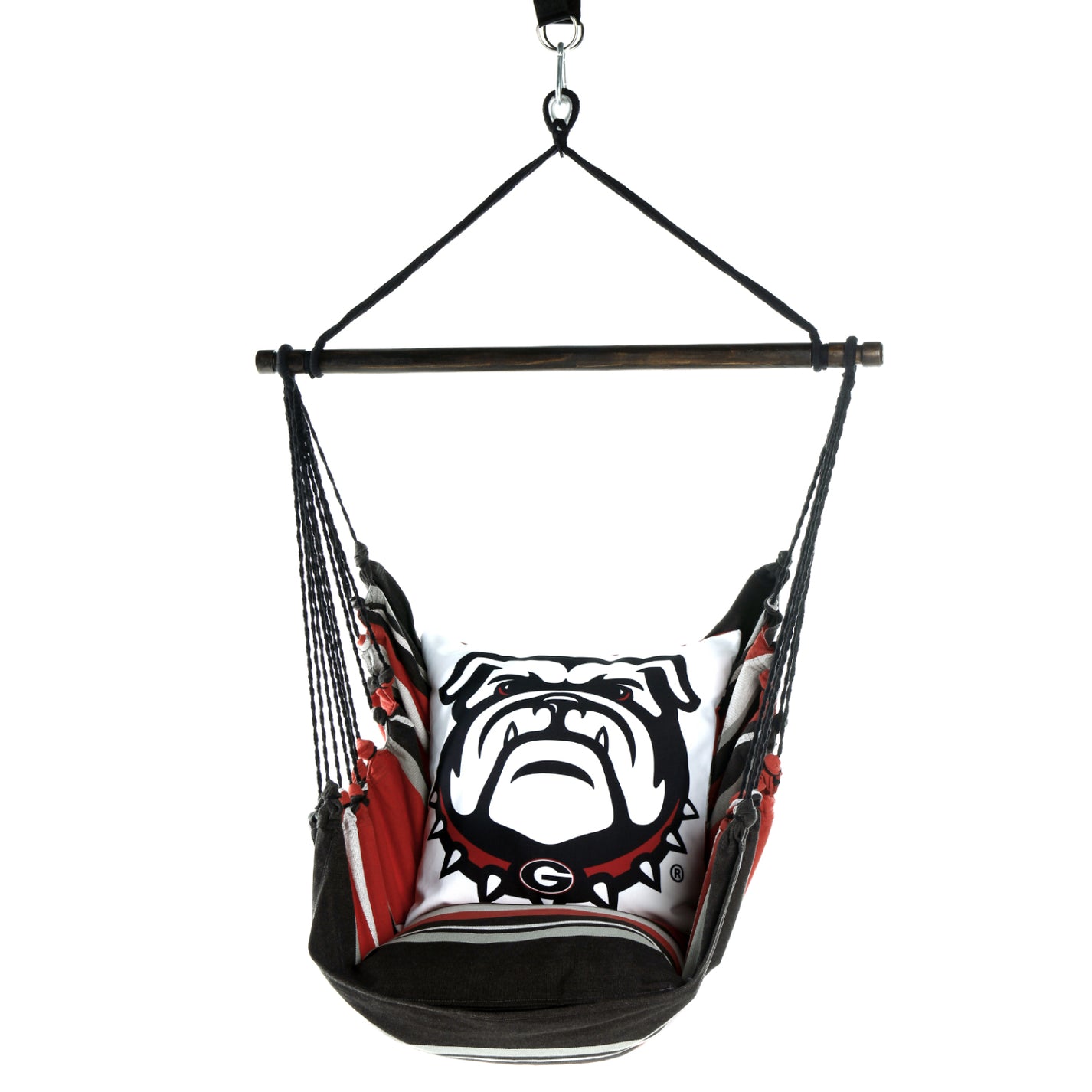 Georgia Bulldogs Hammock Chair | UGA Hanging Tailgate Chair Decor ...