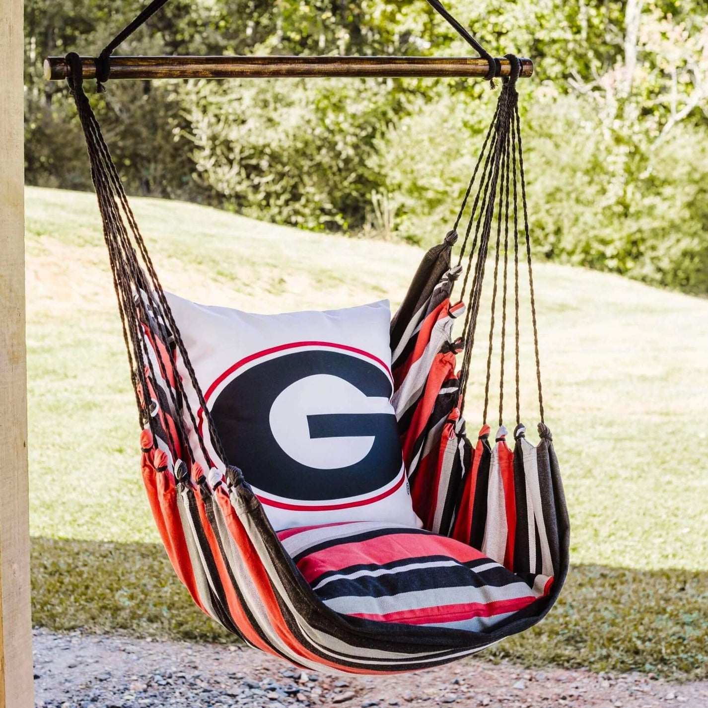 UGA Pillow | Licensed Georgia Bulldogs Logo Throw Pillow Sham – Campus ...